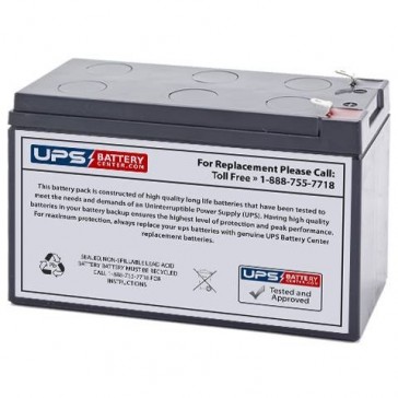 CSB HR1234WF2 12V 9Ah Battery with F2 Terminals