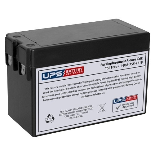 RIMA UN2.5-12S 12V 2.5Ah Battery with F1 Terminals