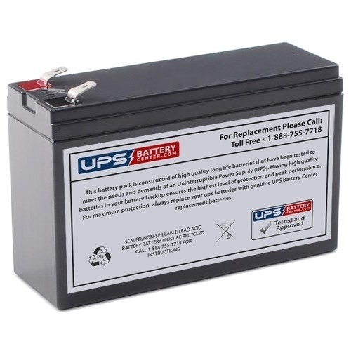 RIMA UN6-12 12V 6Ah Battery with +F2 -F1 Terminals