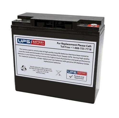 Vision HP12-116W-X 12V 20Ah Battery with M5 - Insert Terminals